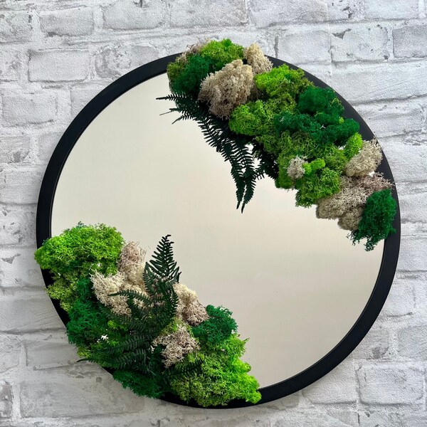 Moss Mirror - Etsy