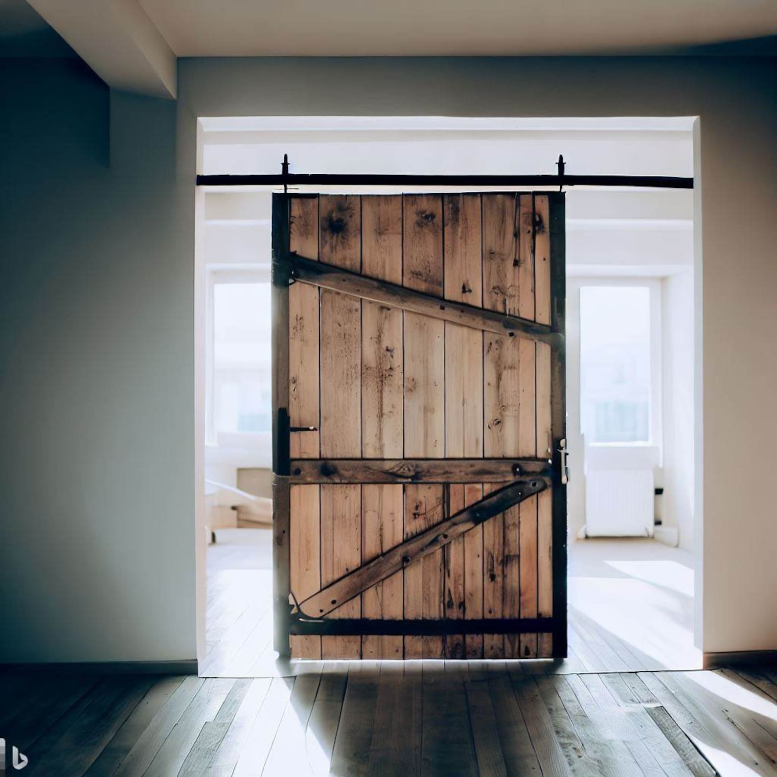 Sliding Door, Rustic Door, Barn Door, Wooden Door, Barn Door, Oak Wood ...