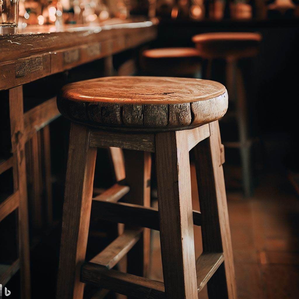 Wooden Stool / Side Table / Plant Stool / Handmade Stool / Stool Round ...