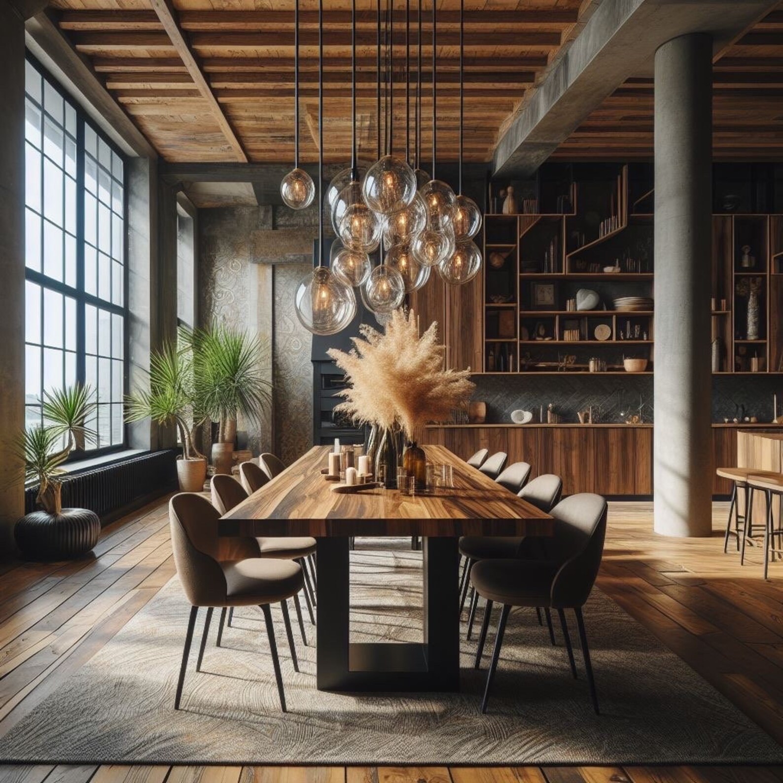Conference Table / Solid Wood Table / Office Table / Solid Wood / Real ...
