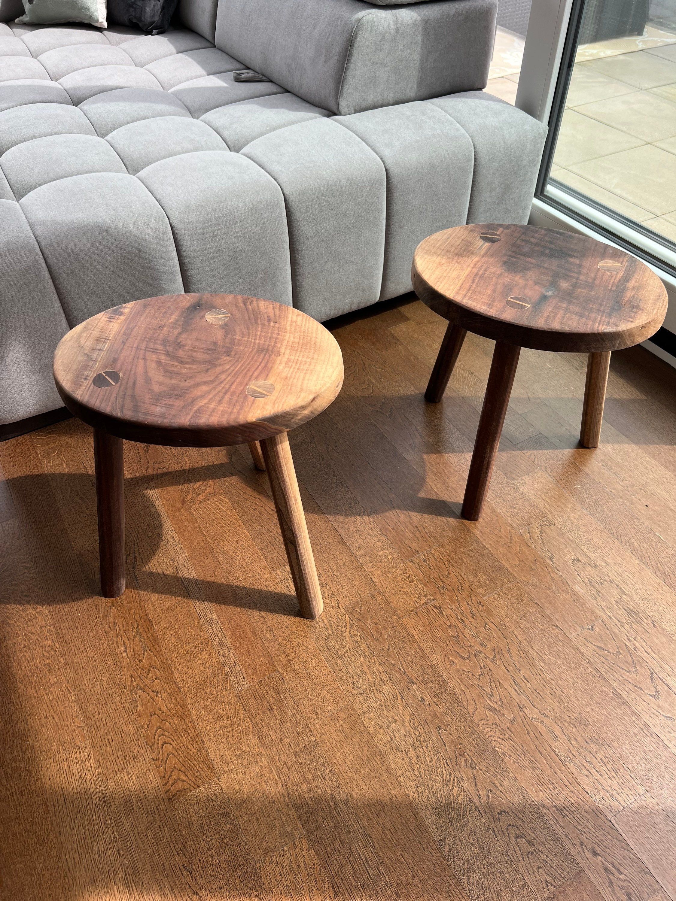 Wooden Stool / Side Table / Plant Stool / Handmade Stool / - Etsy