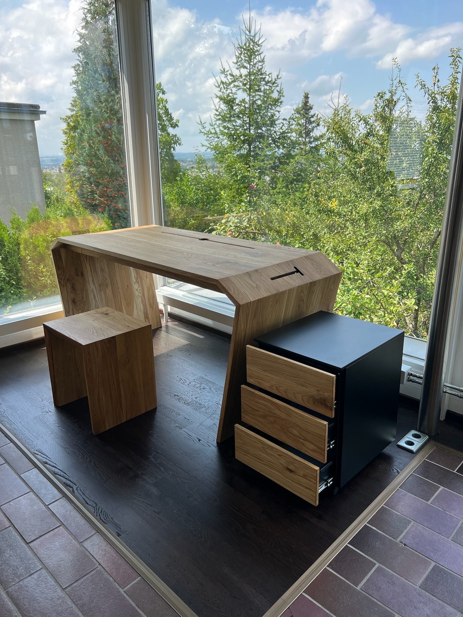 Side/under-desk Drawer Storage Cabinet Standing Desk Drawer Organizer ...