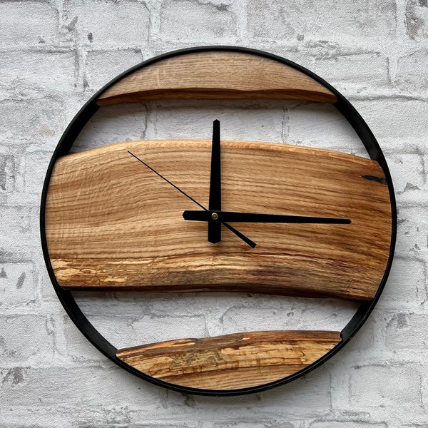 Handmade Wood Clock - Etsy