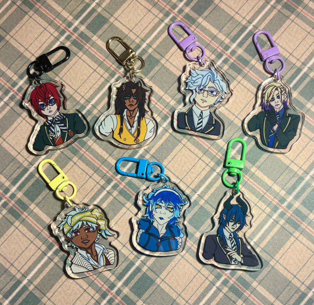 Twst Housewarden Keychains - Etsy