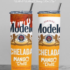8 Pack Modelo Chelada With and Without Chamoy Rim Seamless Sublimation ...