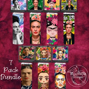 Frida Kahlo 7 Designs Bundle #2 |7 Pack| Mexican Art | Mexico | 20oz ...