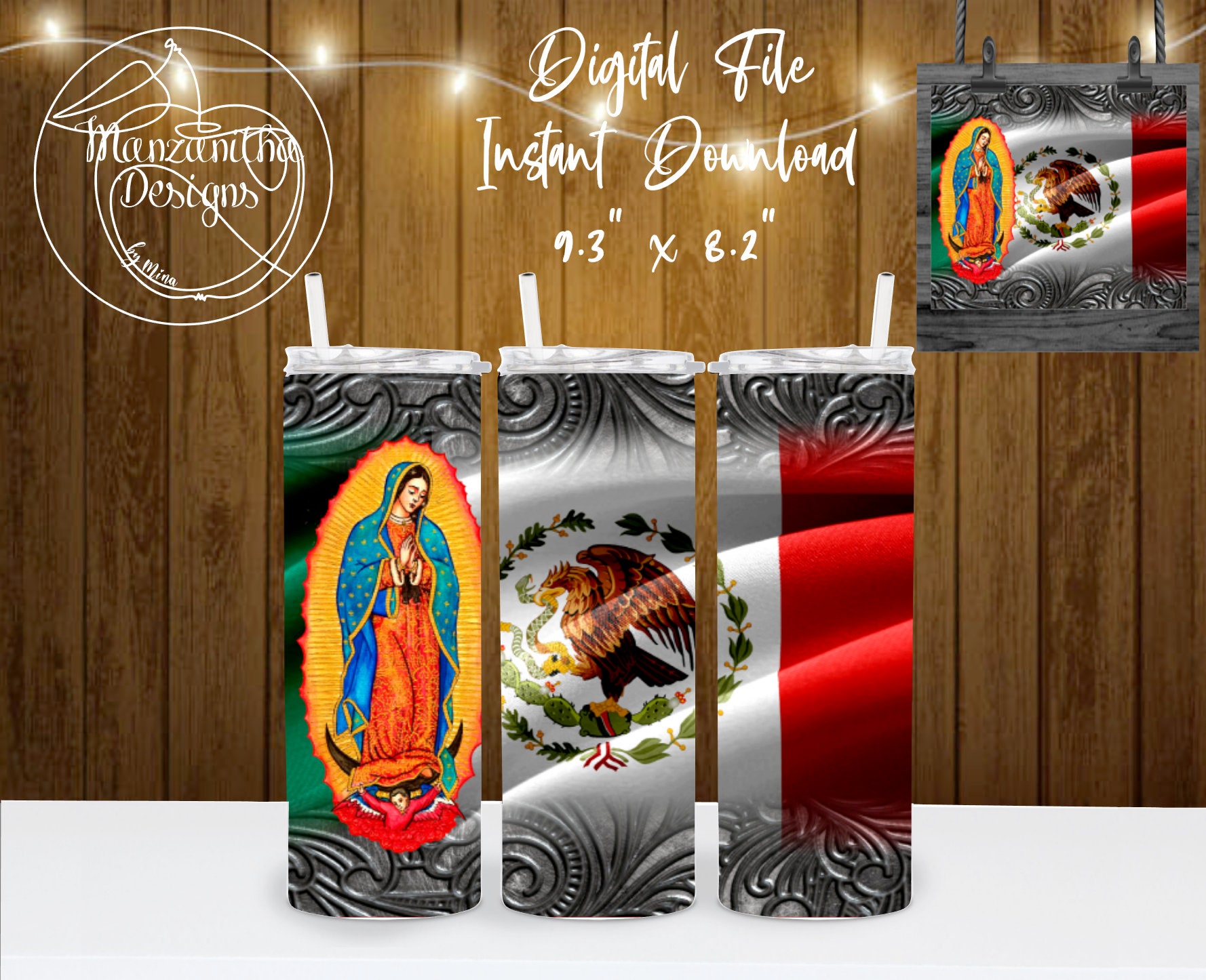 Virgen De Guadalupe 8 Designs Bundle | 8 Pack | Virgen Maria | Mexico ...
