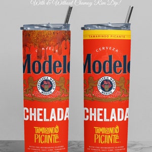 8 Pack Modelo Chelada With and Without Chamoy Rim Seamless Sublimation ...