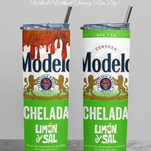 8 Pack Modelo Chelada With and Without Chamoy Rim Seamless Sublimation ...