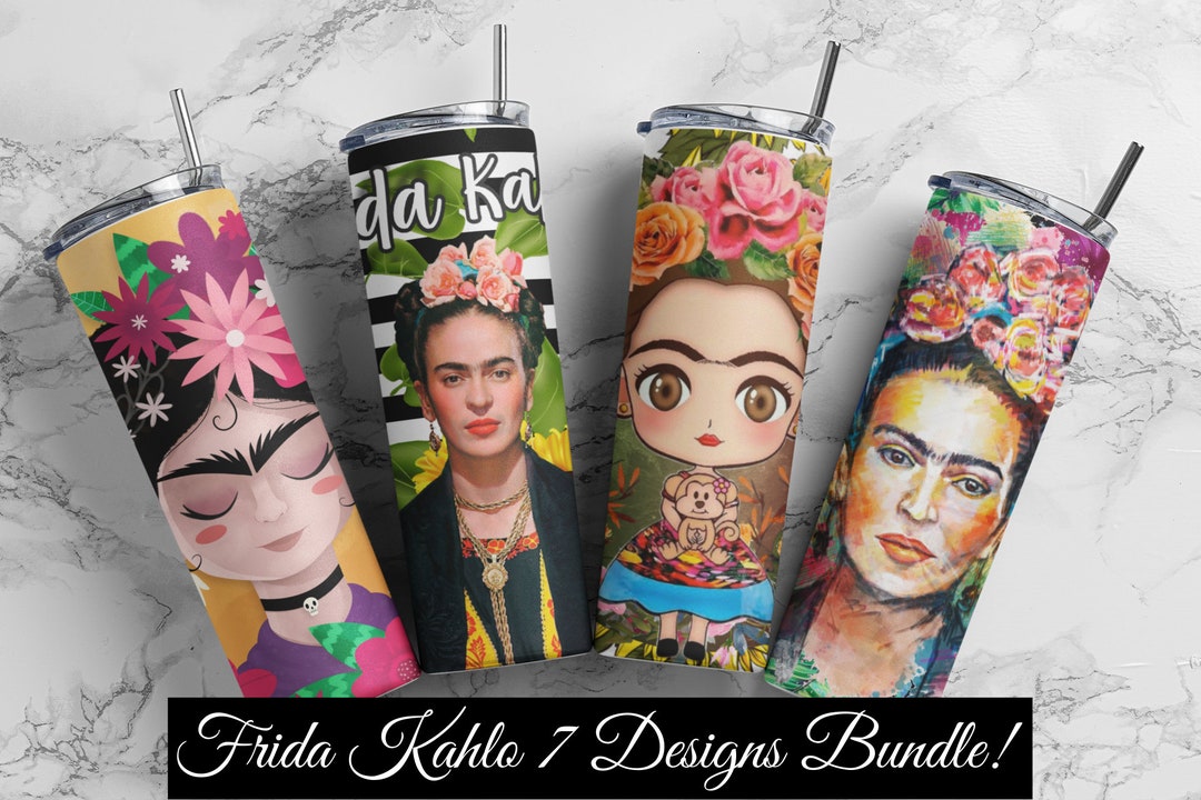 Frida Kahlo 7 Designs Bundle #2 |7 Pack| Mexican Art | Mexico | 20oz ...