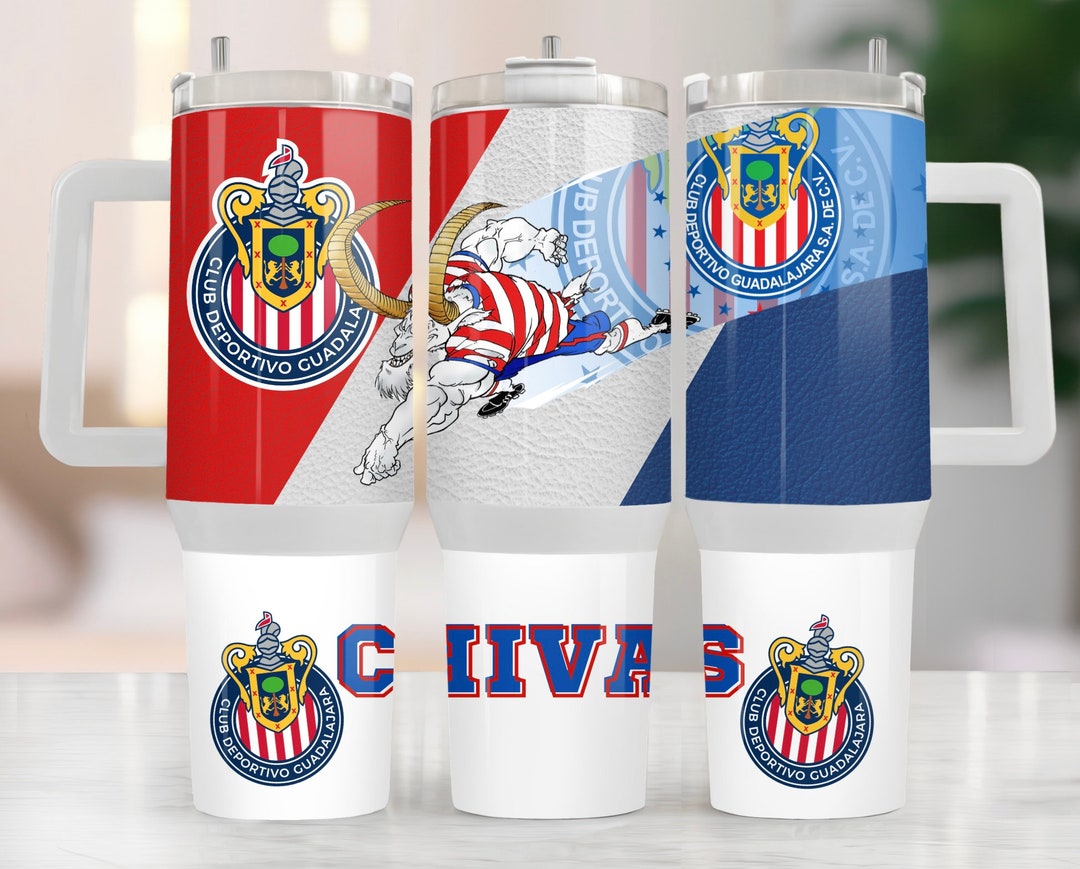 Chivas De Guadalajara Sublimation Tumbler Full Wrap | 40oz Tumbler Wrap ...