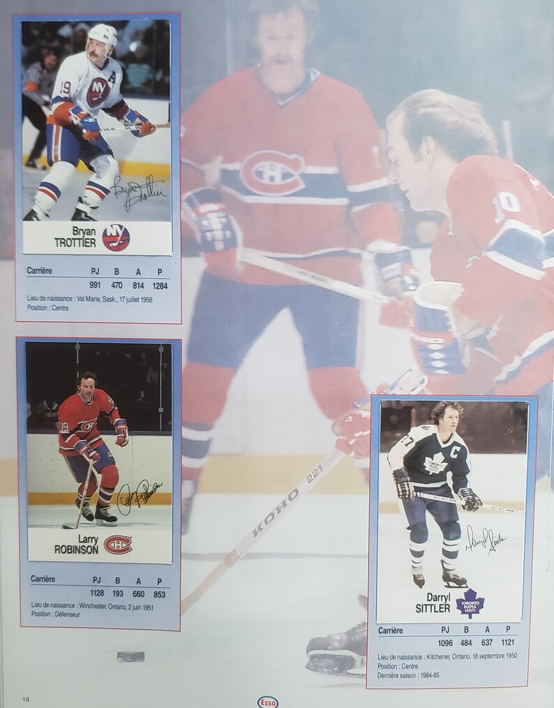 Full Colour 1960’s 1970’s 1980’s NHL 53 Player All-stars Hockey Card ...