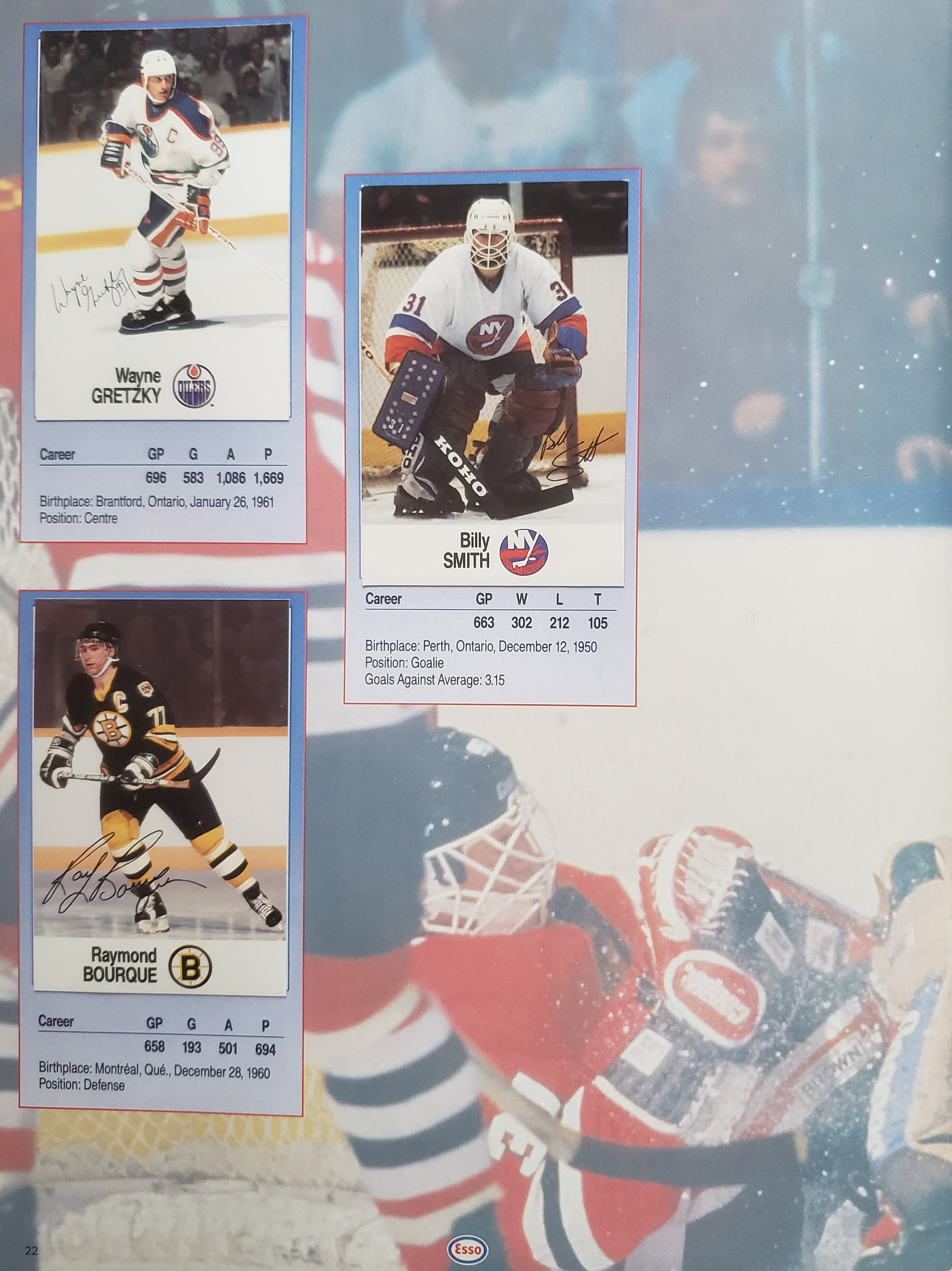 Full Colour 1960’s 1970’s 1980’s NHL 53 Player All-stars Hockey Card ...