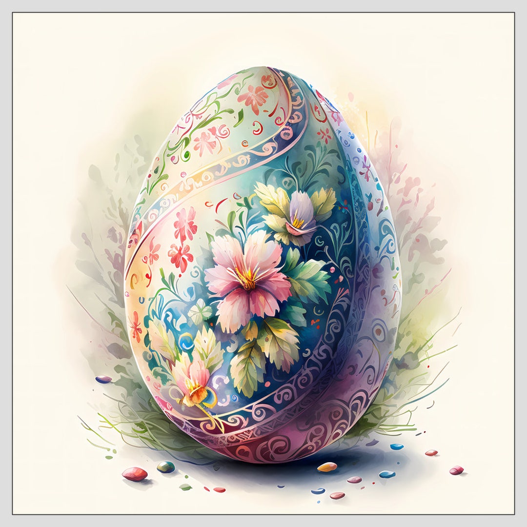 Ostara Altar Art - Painted Egg - Seasonal Sabbat Painting for Altar ...