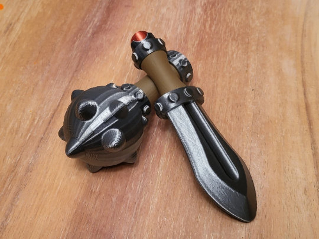 Medieval Weapon Baby Rattle, Baby First Weapon, Medieval Rattle, Baby ...