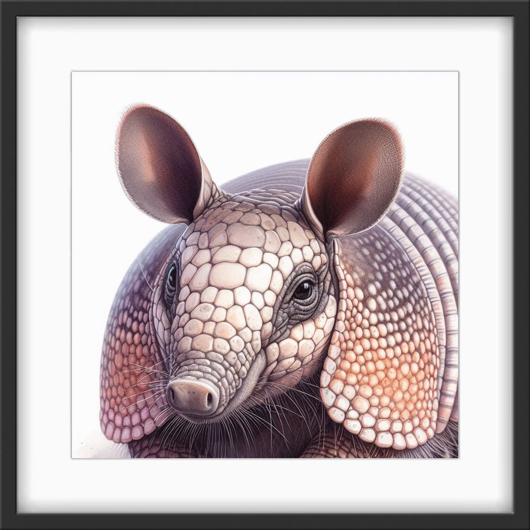 Armadillo Watercolor • Armadillo Print • Armadillo Art • Armadillo Wall Art • Armadillo ...