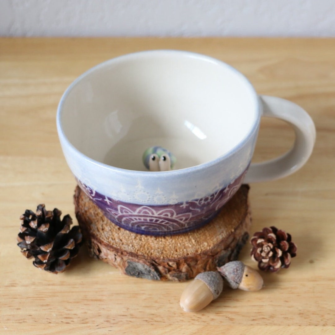 Handmade Snail Peekaboo Mug - Etsy