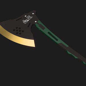 Kaiju No. 8 Kikoru Shinomiya Battle Axe STL - Anime/manga Cosplay 3D ...