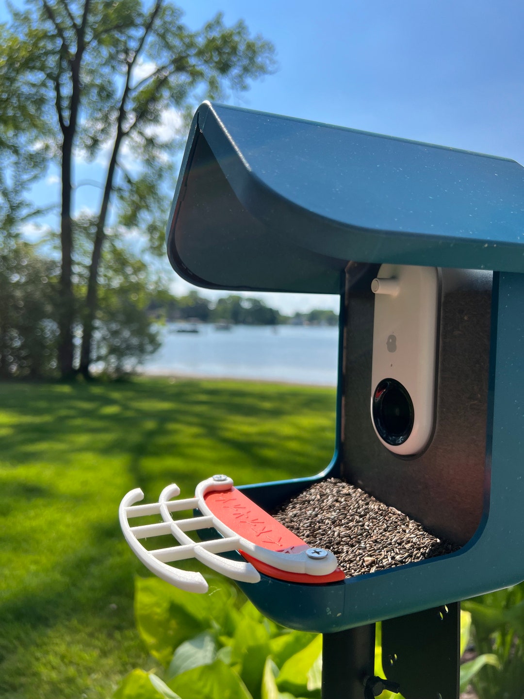 Bird Buddy Perch Curved Design white - Etsy