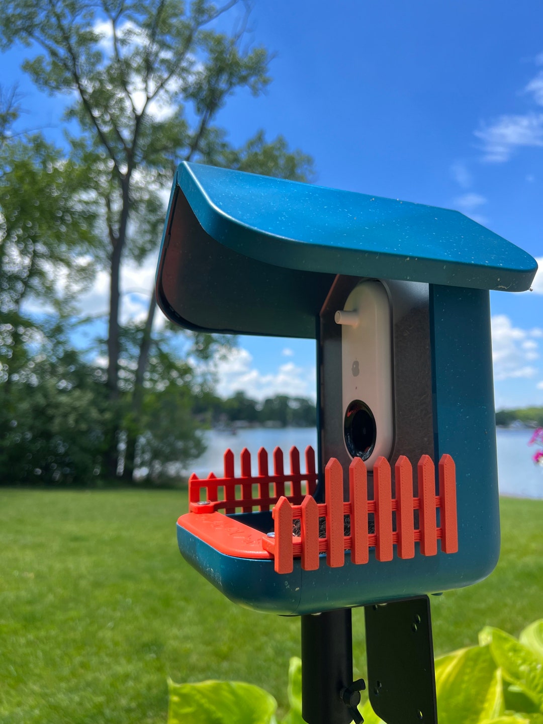 Picket Fence Accessory for Bird Buddy Feeder (dark Orange) - Etsy