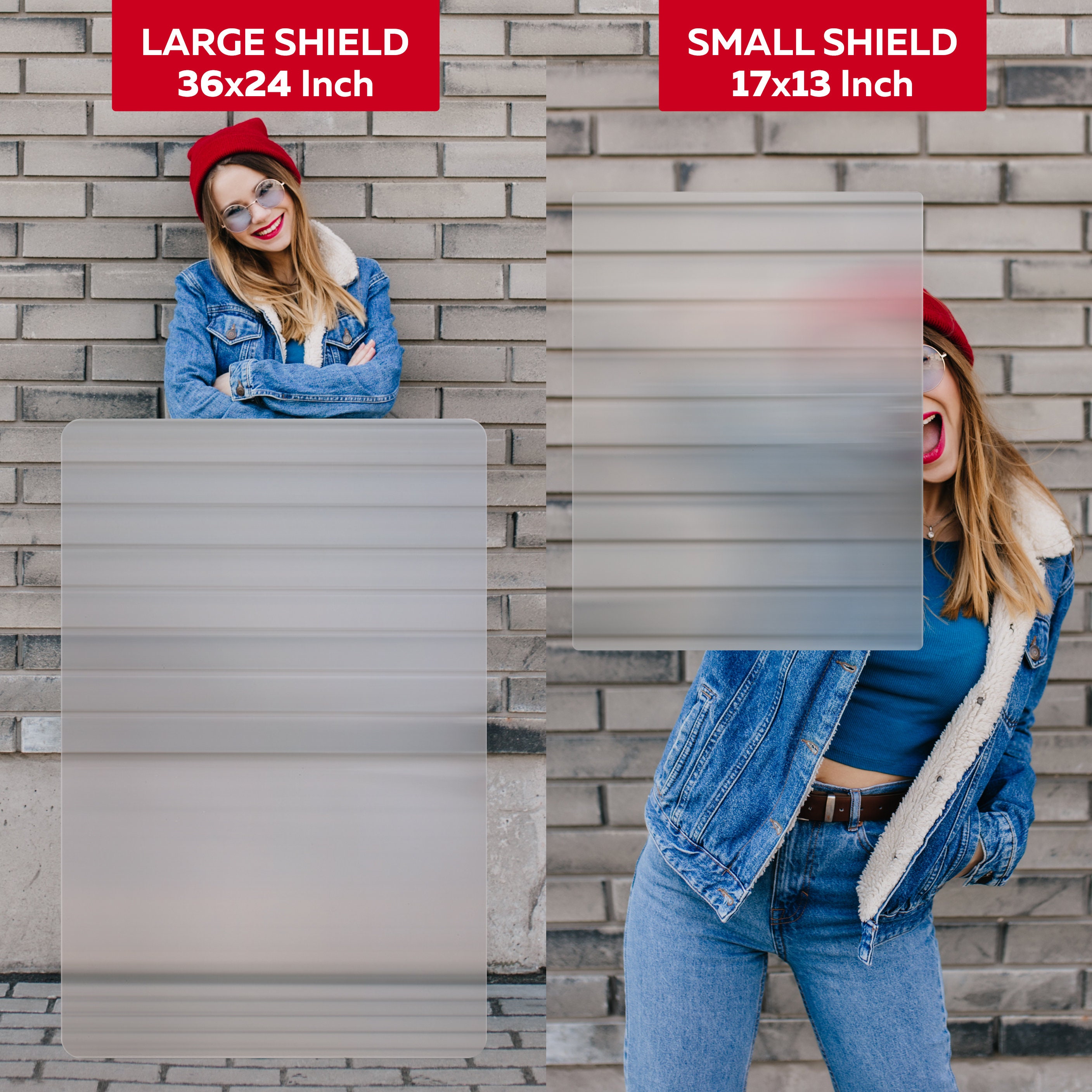 Invisibility Shield With Handles - 36"x24" - Shield Made With 90LPI ...