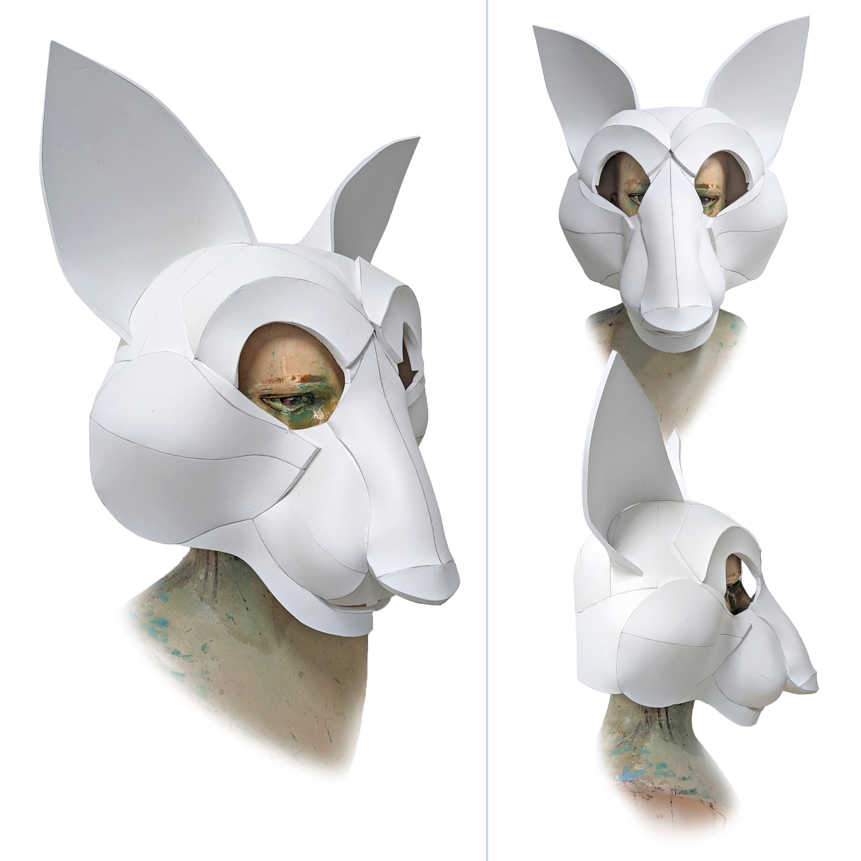 FURRMO Wolf Foam Furry Fursuit Head Base - Etsy