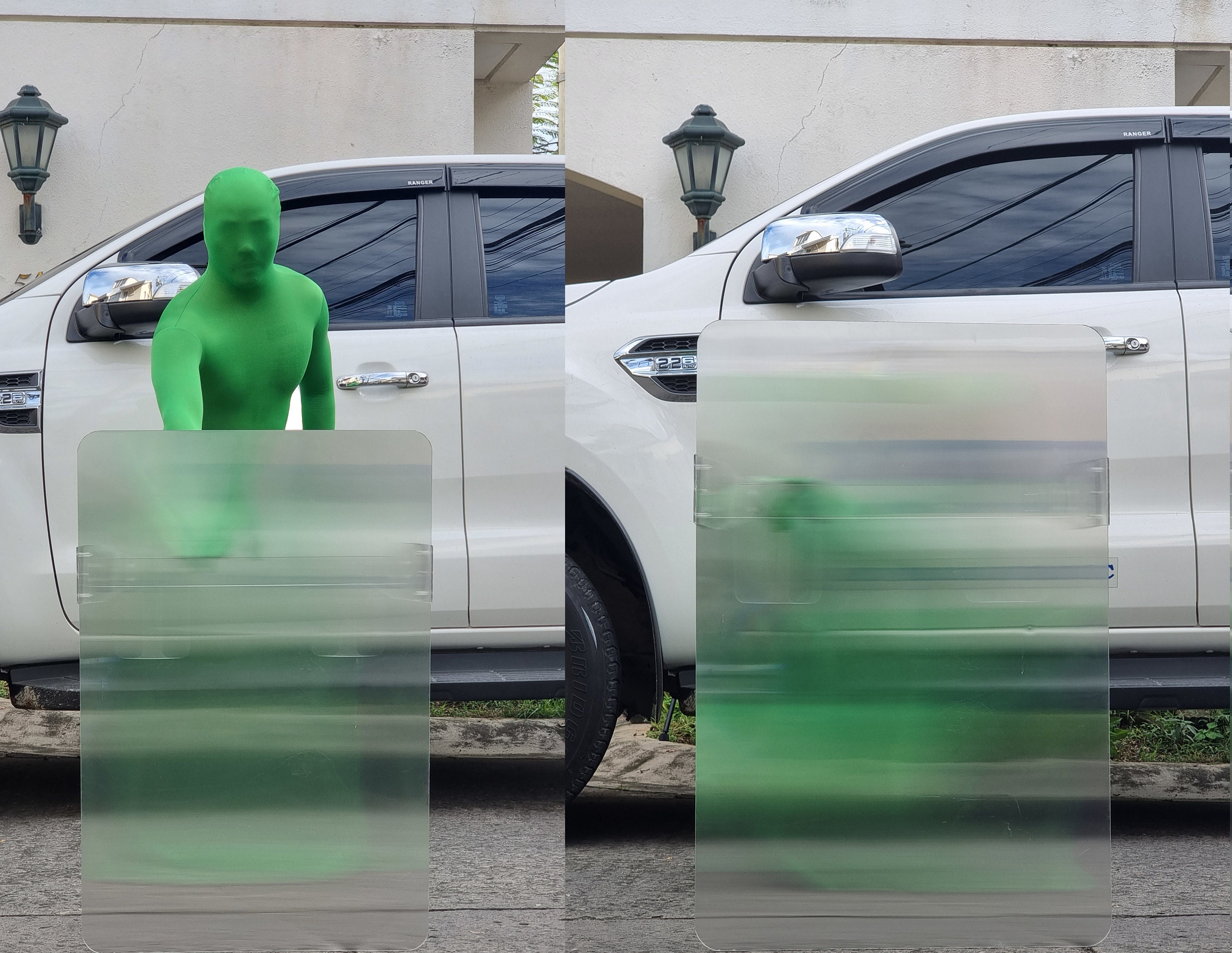 Invisibility Shield With Handles 36x24 Shield - Etsy