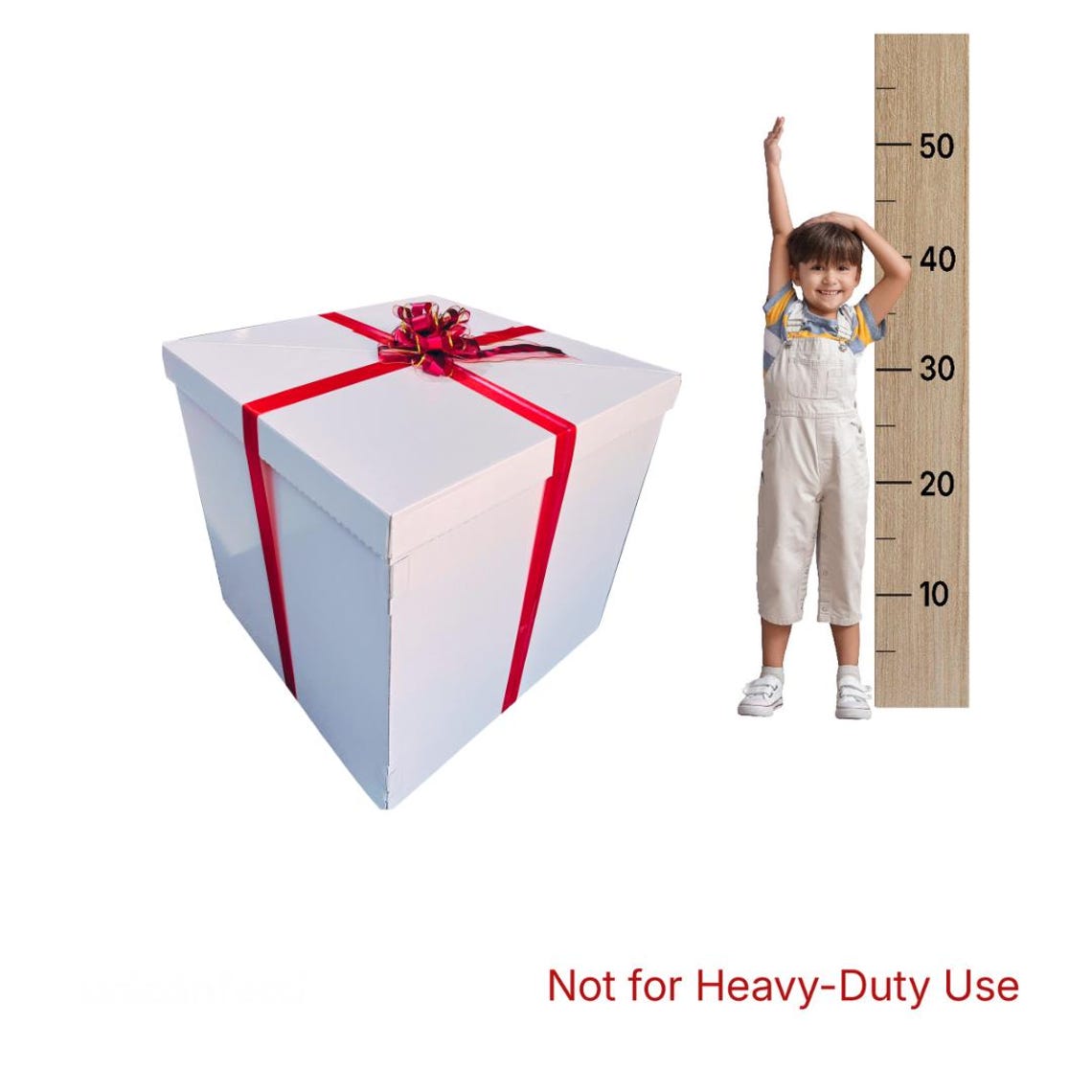 Extra Large Gift Box 28x28x28"—giant, Jumbo, White Gift Box W/ Lid for ...
