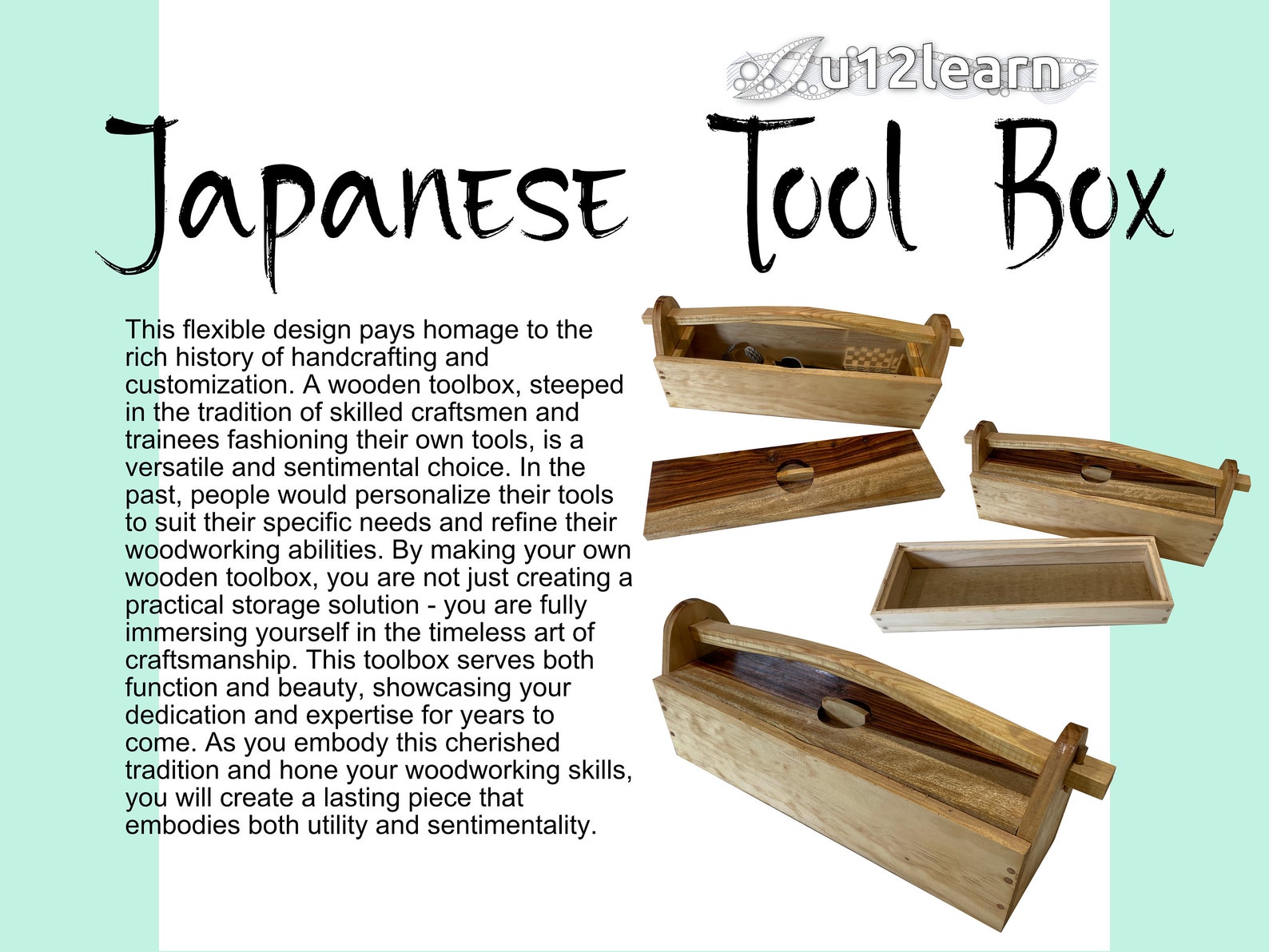 Wooden Japanese Tool Box - Etsy