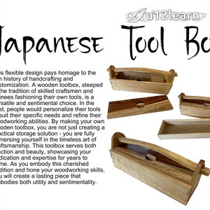 Wooden Japanese Tool Box - Etsy