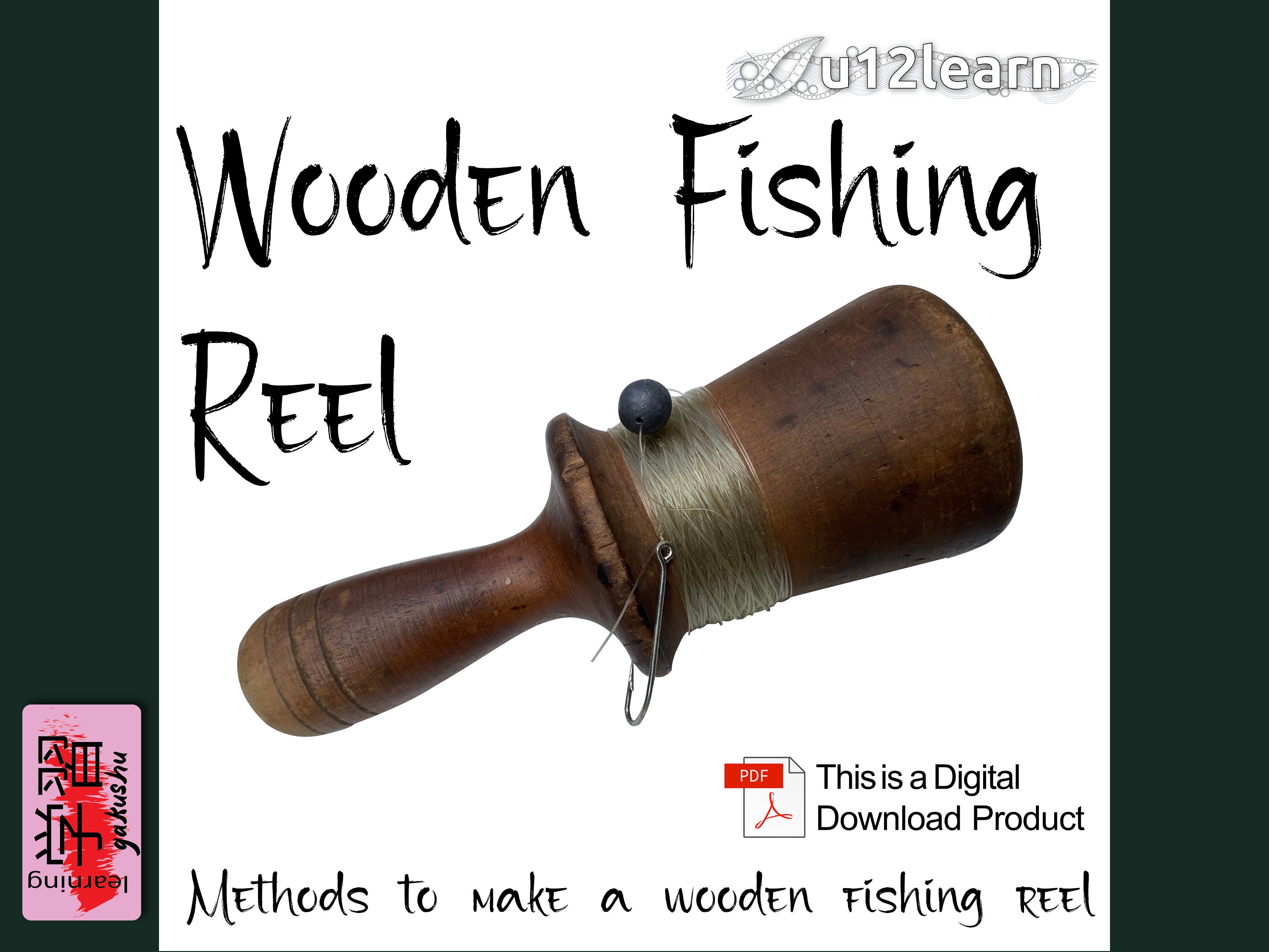 Wooden Fishing Reel PDF Plans - Etsy