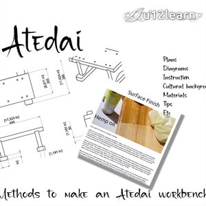 Atedai Japanese Mini Woodwork Bench - Etsy
