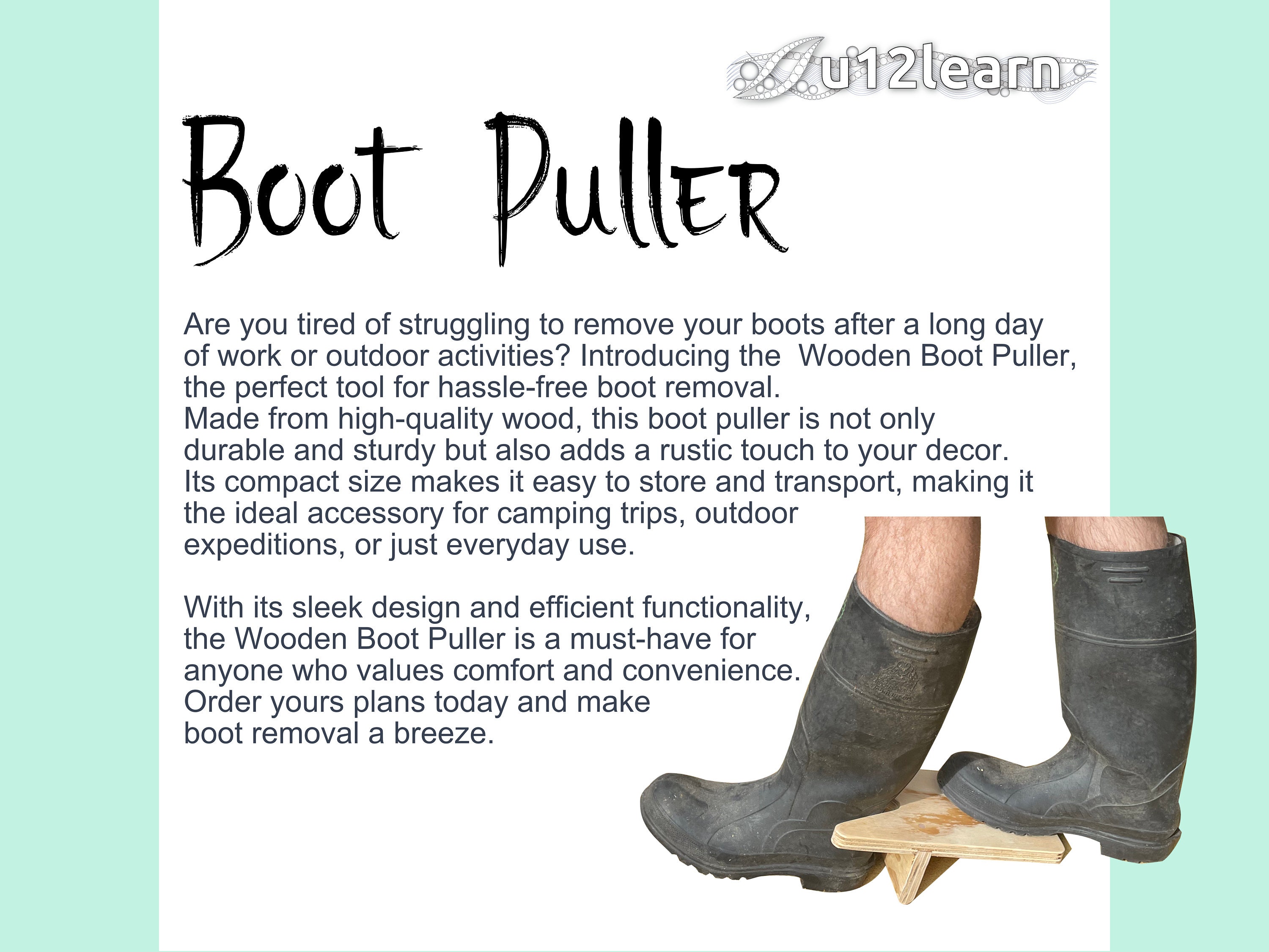 Boot Puller Plans - Etsy