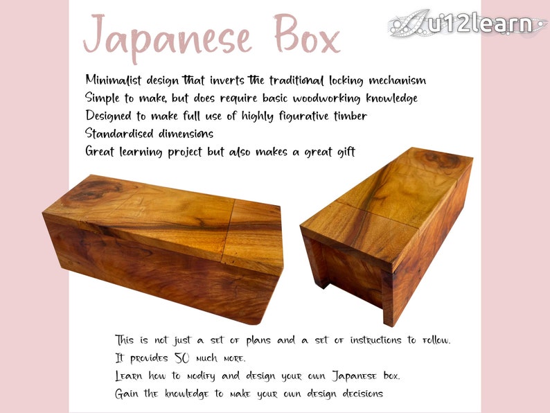 Japanese Box Plans - Etsy