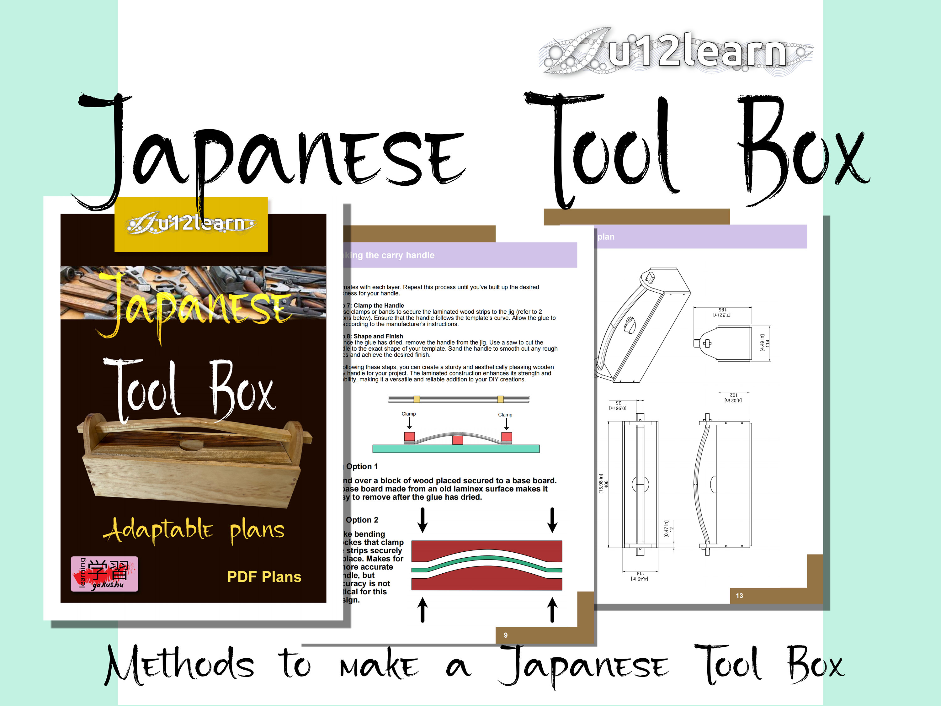 Wooden Japanese Tool Box - Etsy