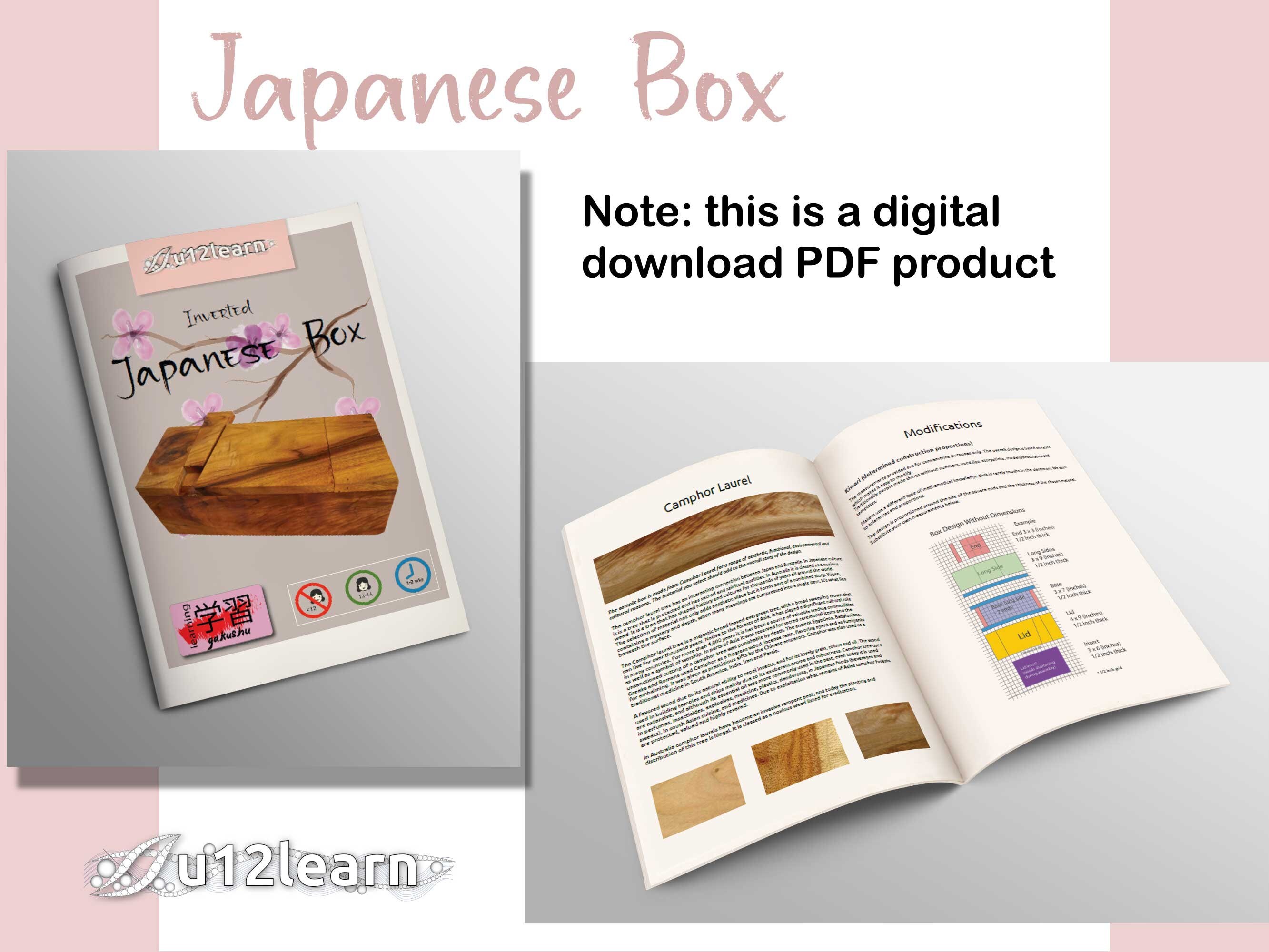 Japanese Box Plans - Etsy