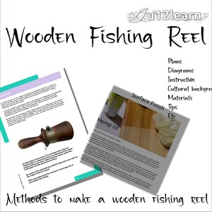 Wooden Fishing Reel PDF Plans - Etsy