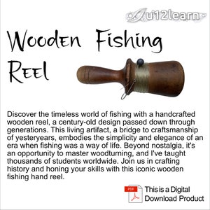 Wooden Fishing Reel PDF Plans - Etsy
