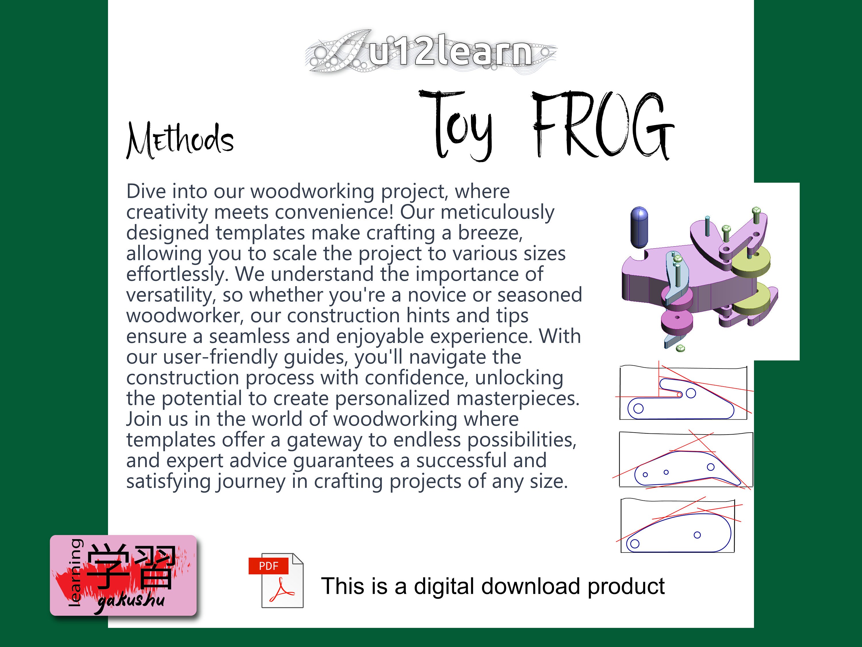 Wooden Mechanical Frog Plans - Etsy