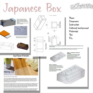 Japanese Box Plans - Etsy