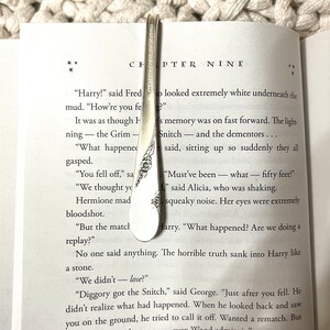Hand Stamped Antique Spoon Bookmark *custom Options Available - Etsy