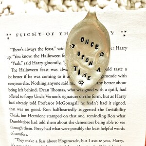 Hand Stamped Antique Spoon Bookmark *custom Options Available - Etsy