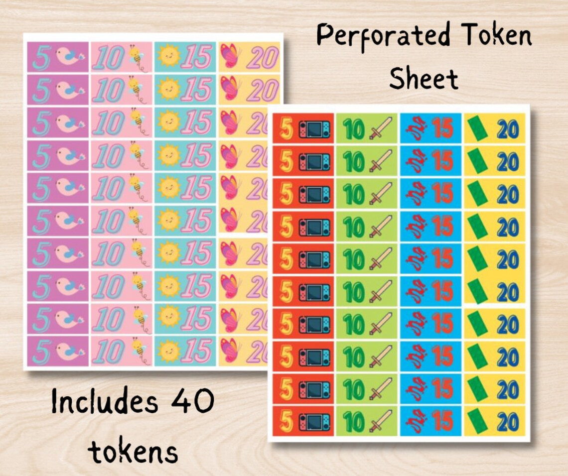 Screen Time Chart Challenge Chart Chore Chart Behavior Chart for Kids ...