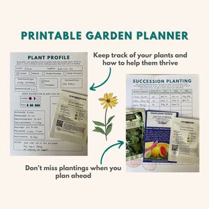 Garden Planner Printable Garden Tracker Garden Journal Gardening ...