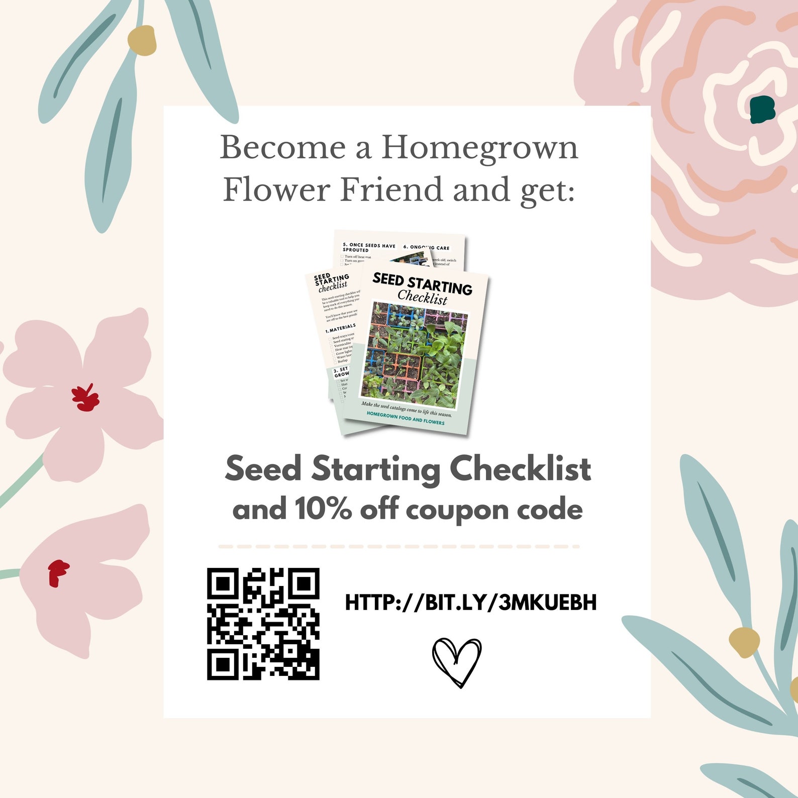 Seed Starting Cheat Sheet Garden Planner Printable, Digital Download ...