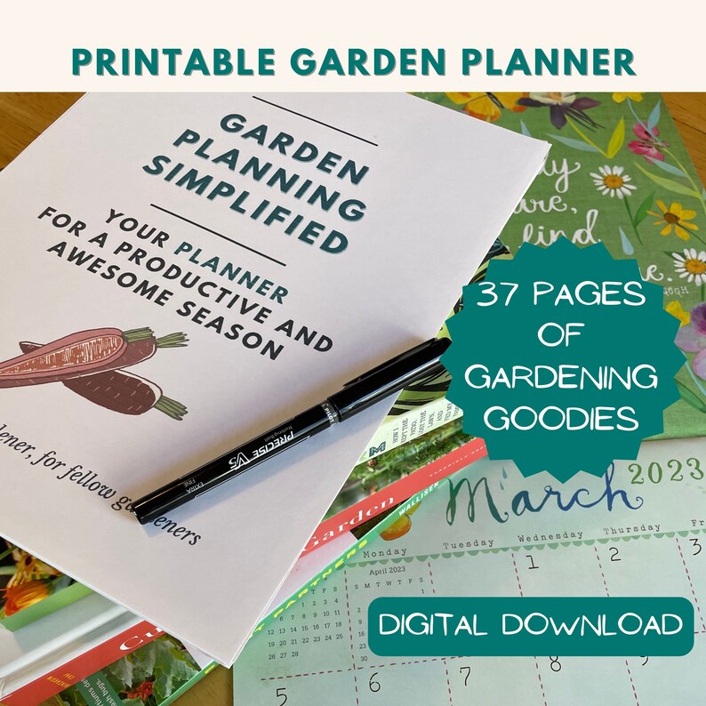 Garden Planner Printable Garden Tracker Garden Journal Gardening ...