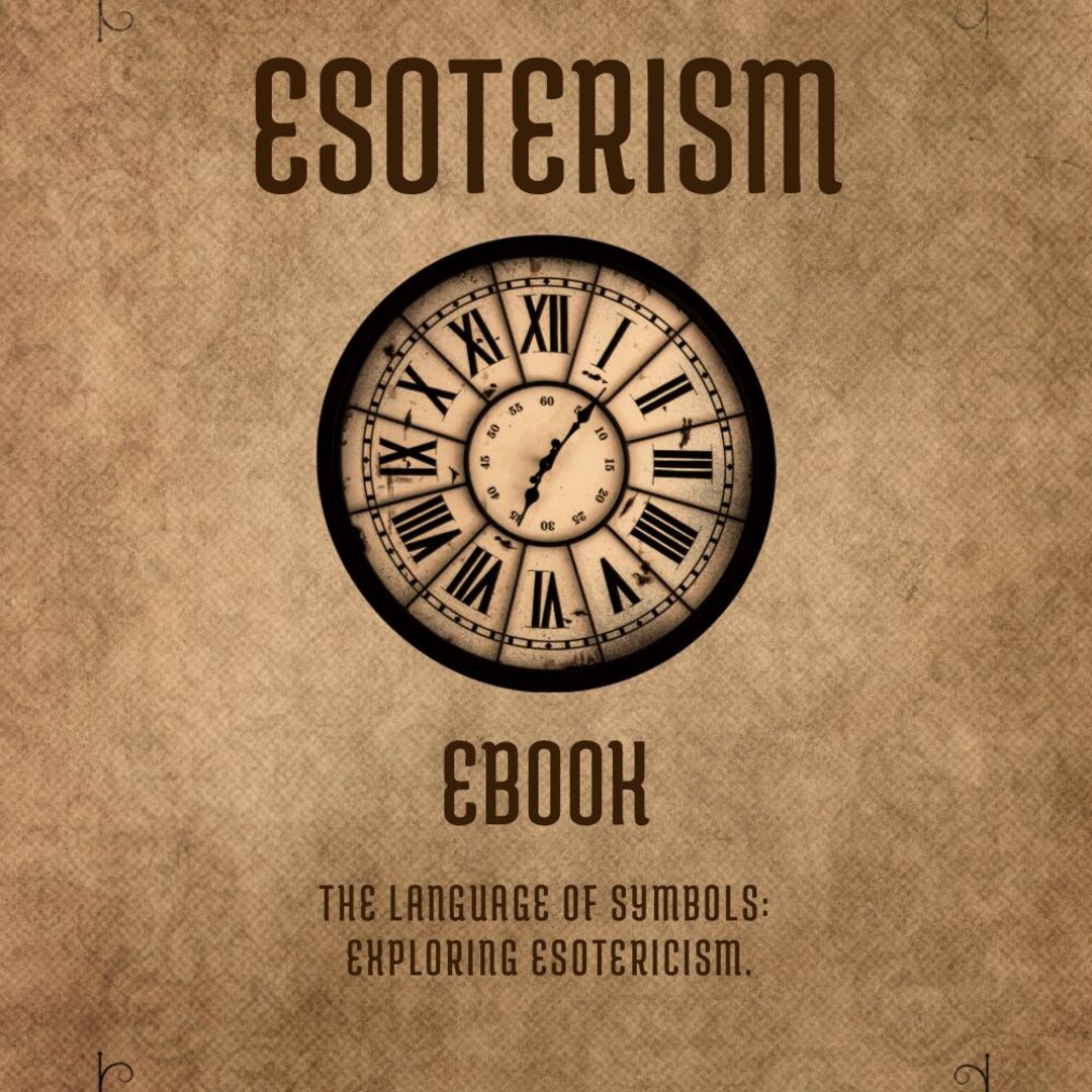 Spiritual Esoteric Book, Symbolism & Esotericism Techniques, Symbolic ...