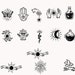 Esoteric Doodle PNG Collection 15 High-resolution Vector Images With ...