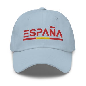 Minimal Spain Flag Hat España Soccer Baseball Dad Cap - Etsy