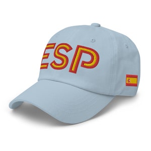 Spain National Flag Retro ESP Soccer Baseball Cap Dad Hat - Etsy